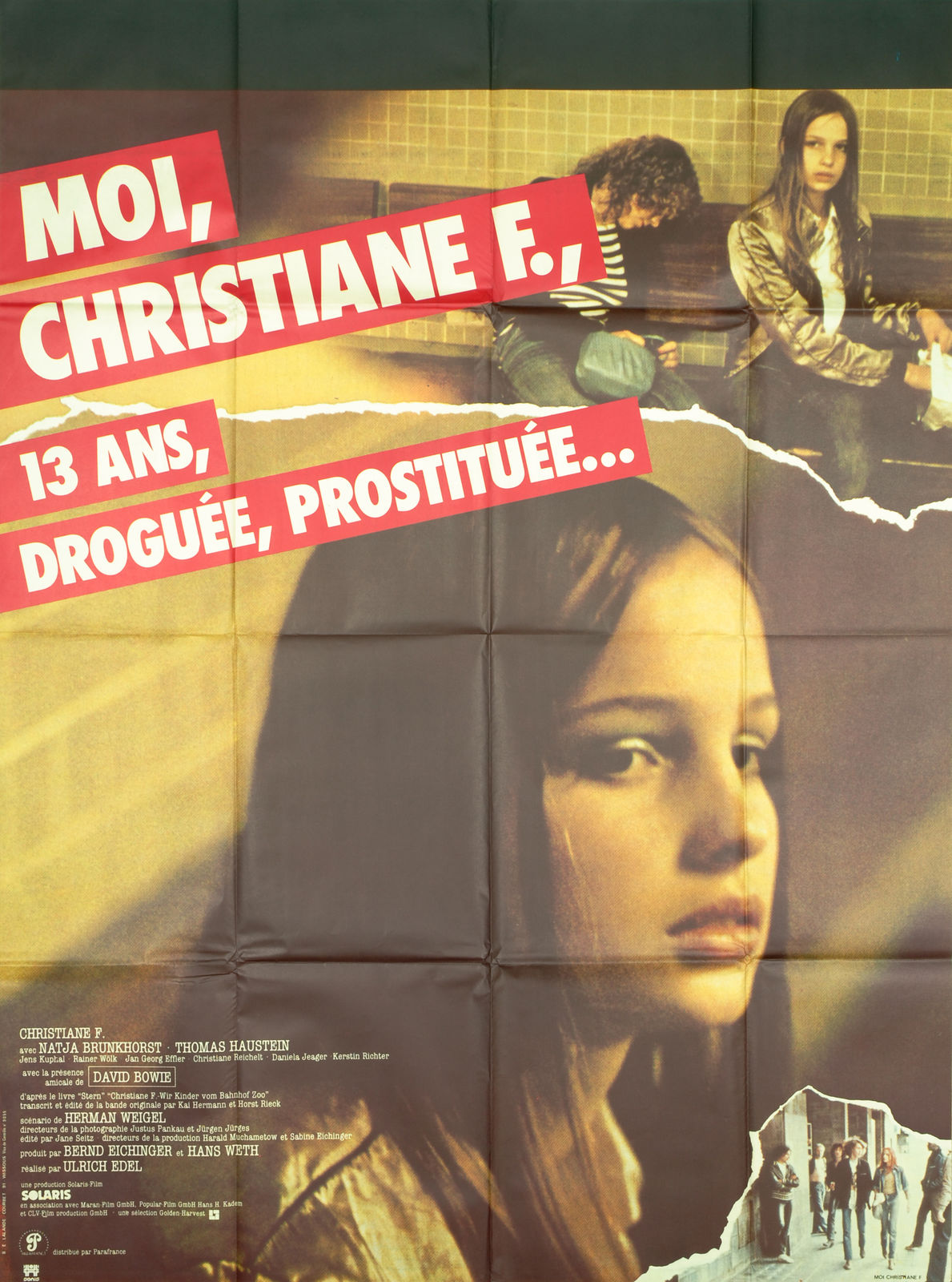 Moi, Christiane F., 13 ans, droguée, prostituée... | Affiche-cine
