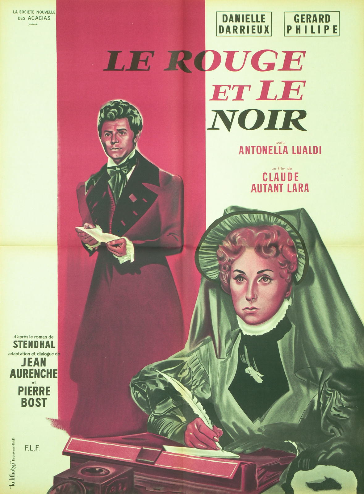 Le Rouge et le Noir | Affiche-cine